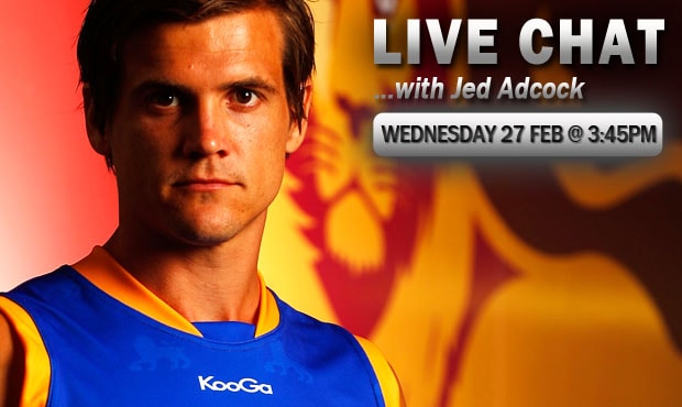 Chat LIVE with Jed Adcock