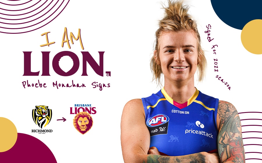 Phoebe Monahan joins the Lions