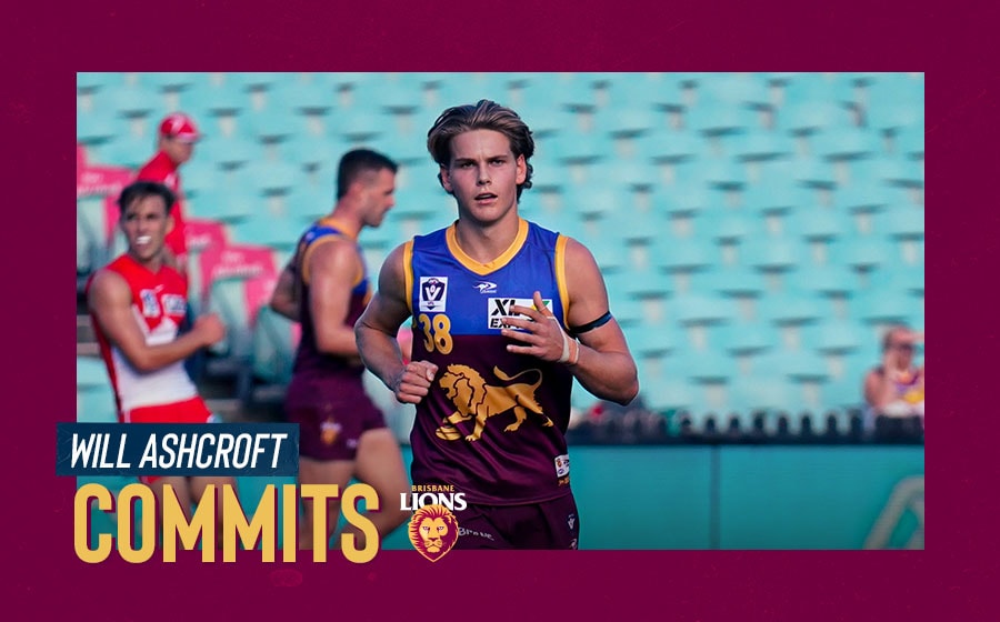 Top Father-Son Prospect Will Ashcroft Officially Nominates Brisbane