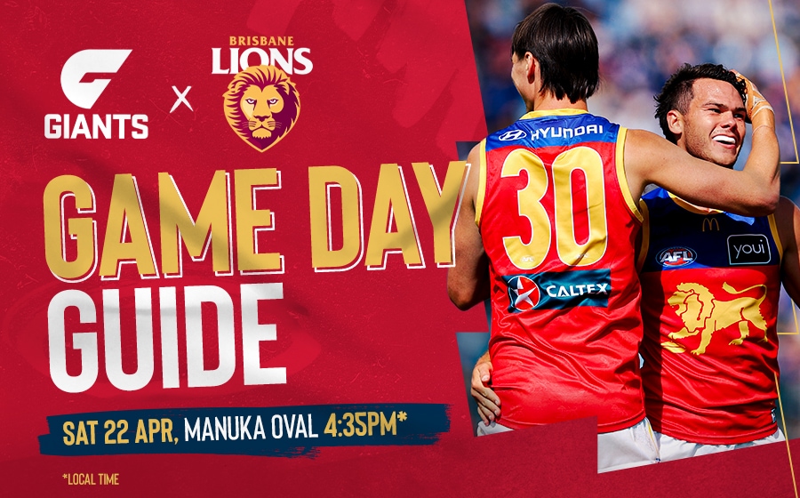 Game Day Guide: Rd 6 v GWS Giants