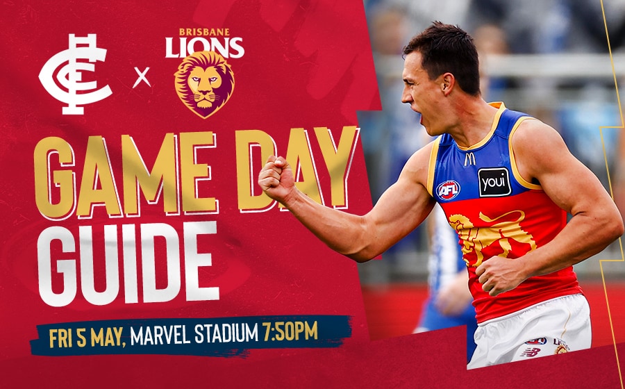 Game Day Guide: Rd 8 v Carlton