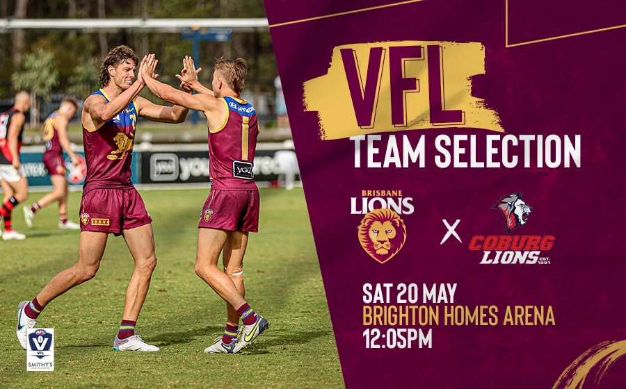 VFL Team Announcement: Lions Primed for Coburg Clash