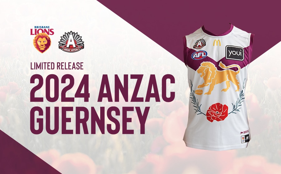 Lions Launch 2024 ANZAC Guernsey