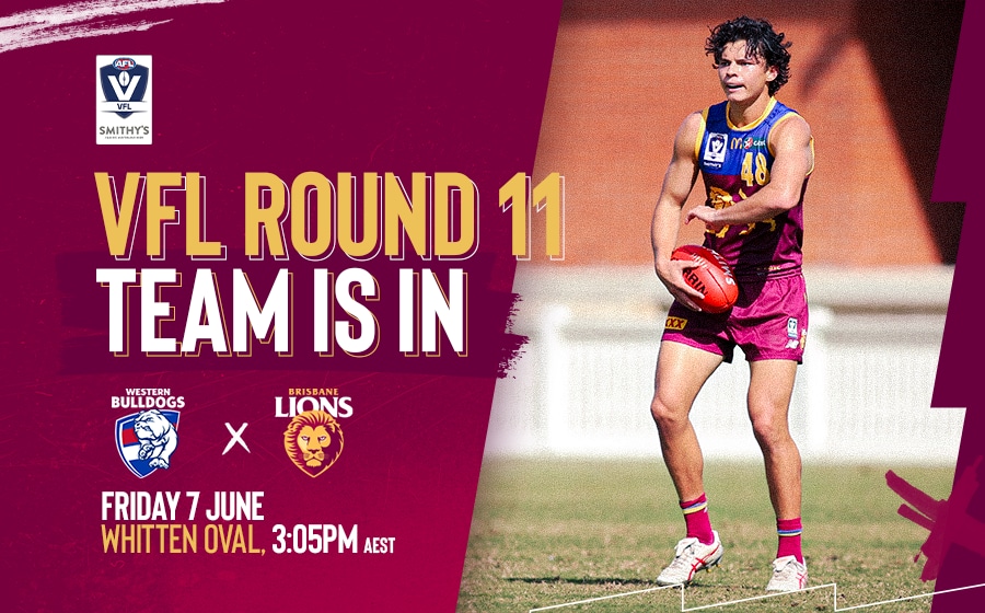 VFL Team Announcement: Mid-Season draftees suit up for Dogs clash