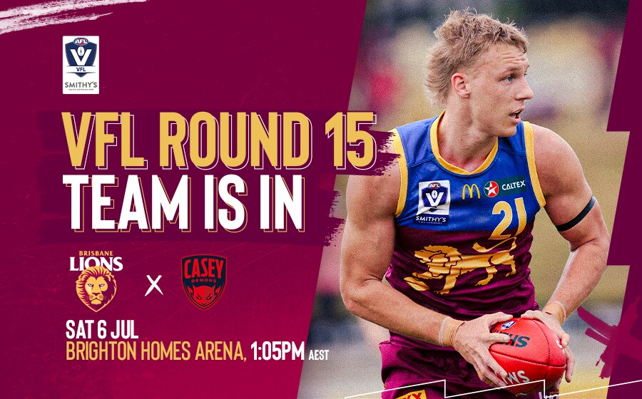 VFL Team Announcement: Joyce Returns to Bolster Lions Defence