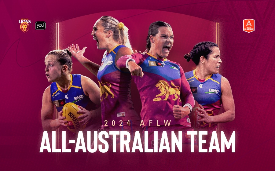 Four Lions rewarded with selection in 2024 All-Australian Team