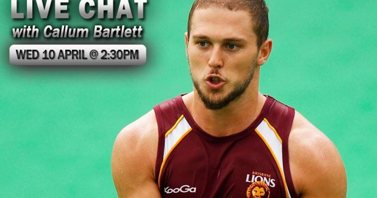 Chat with Callum Bartlett Chat with Callum Bartlett