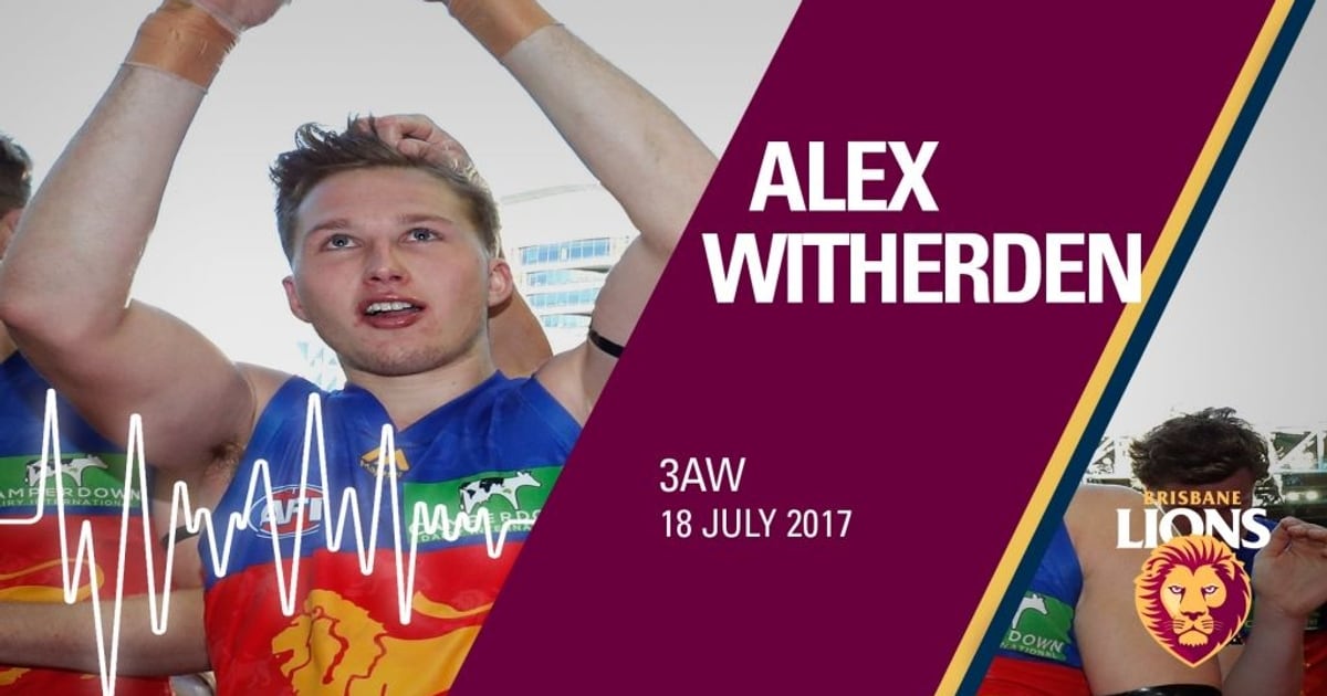 Alex Witherden on 3AW