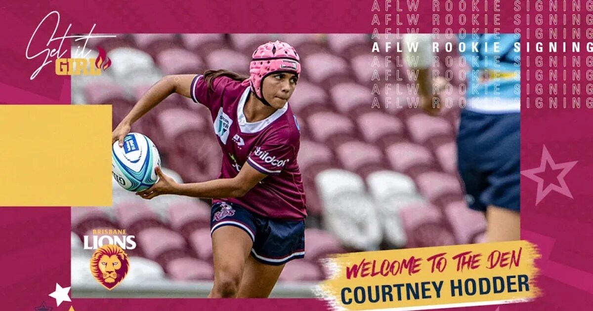 Courtney Hodder joins the Lions