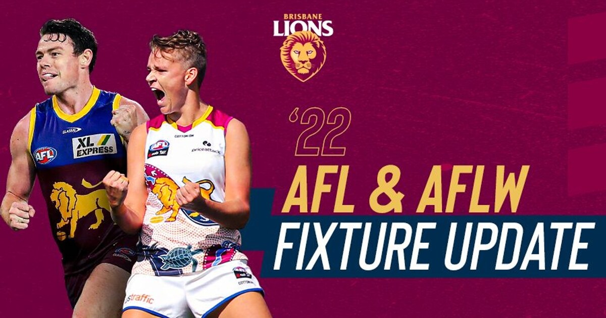 '22 AFL & AFLW Fixture Update