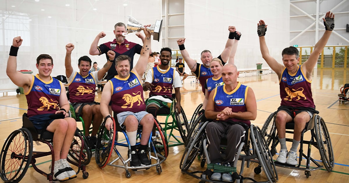 Lions Claim Inaugural Wheelchair AFL QClash Series