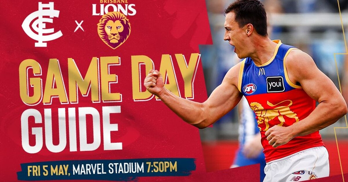 Game Day Guide: Rd 8 v Carlton