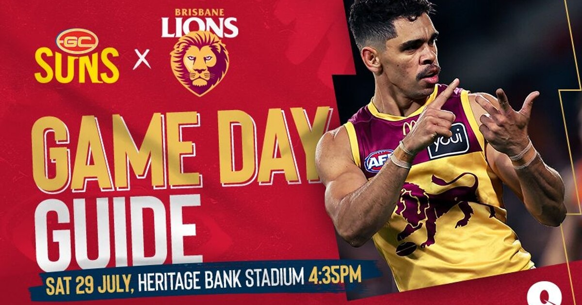 Game Day Guide: Rd 20 v Gold Coast Suns