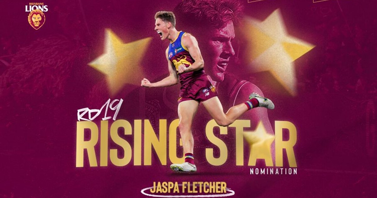 Jaspa Fletcher Claims Round 19 Rising Star Nomination