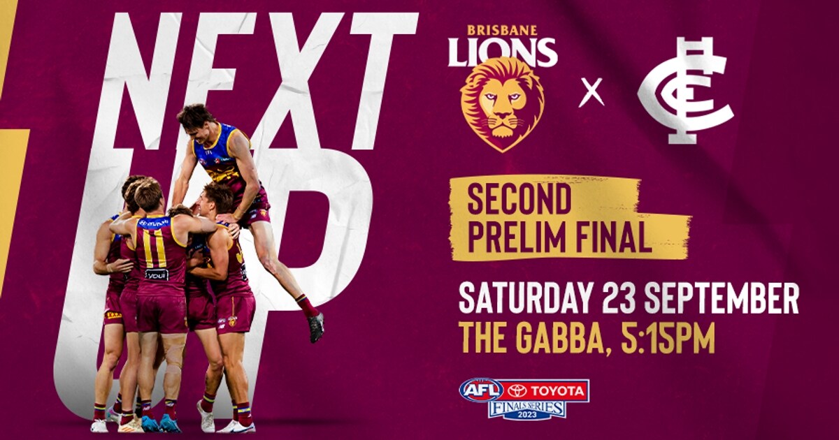 Prelim Final Fixture Locked In