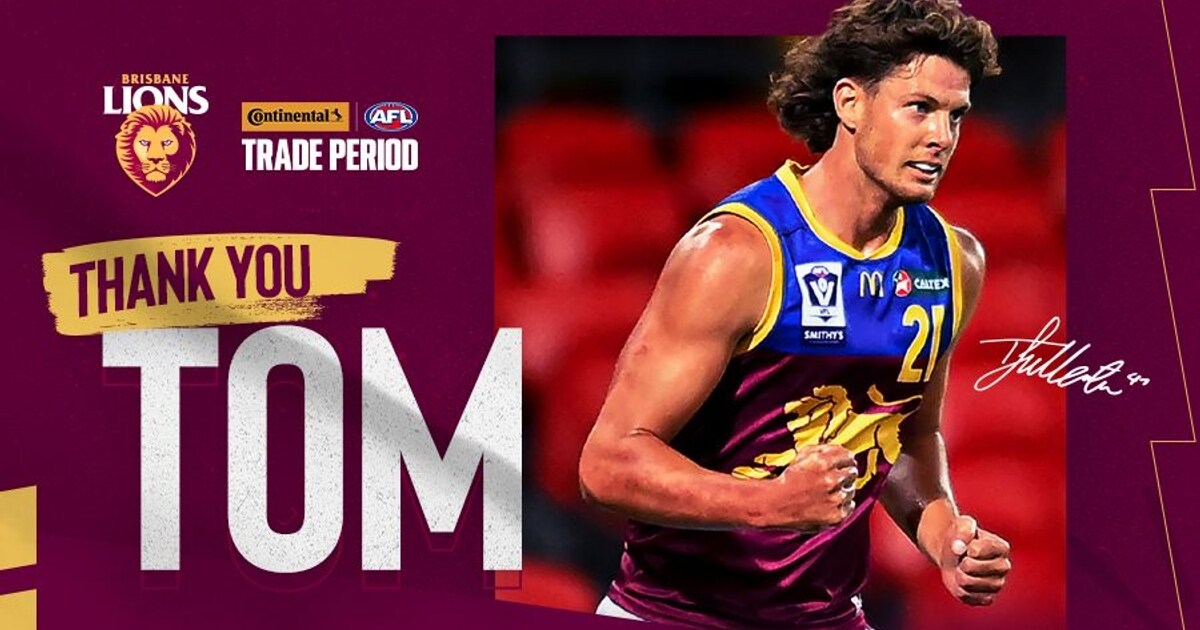 Lions Thank Tom Fullarton