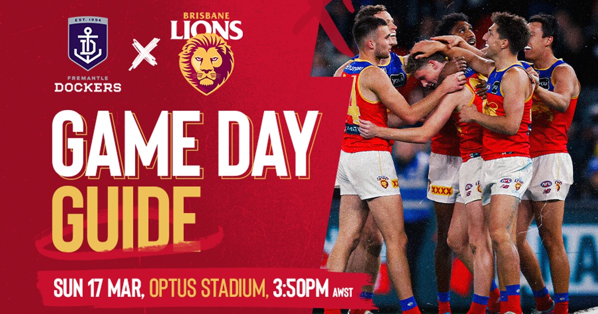 Game Day Guide: Round 1 vs Fremantle