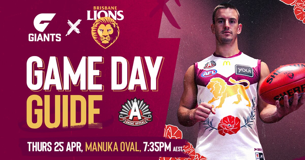 Game Day Guide: Round 7 vs Giants