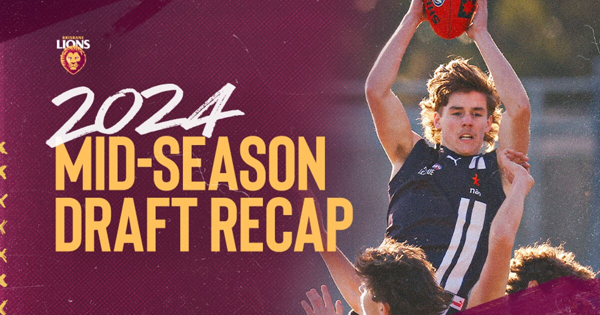 Lions Welcome Exciting Trio In Mid-season Draft