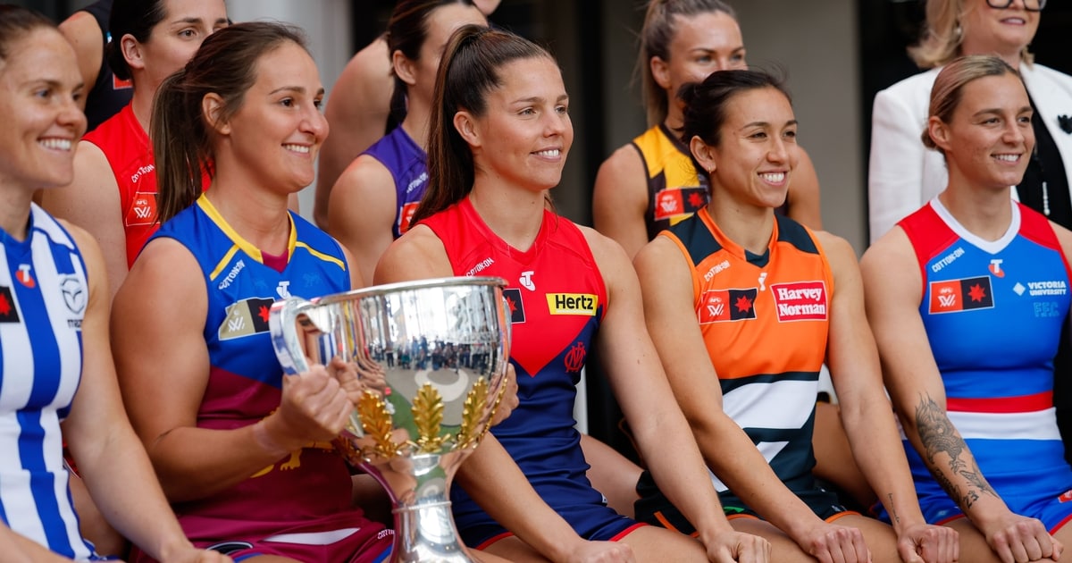 AFLW 2024 Media - Captains Day